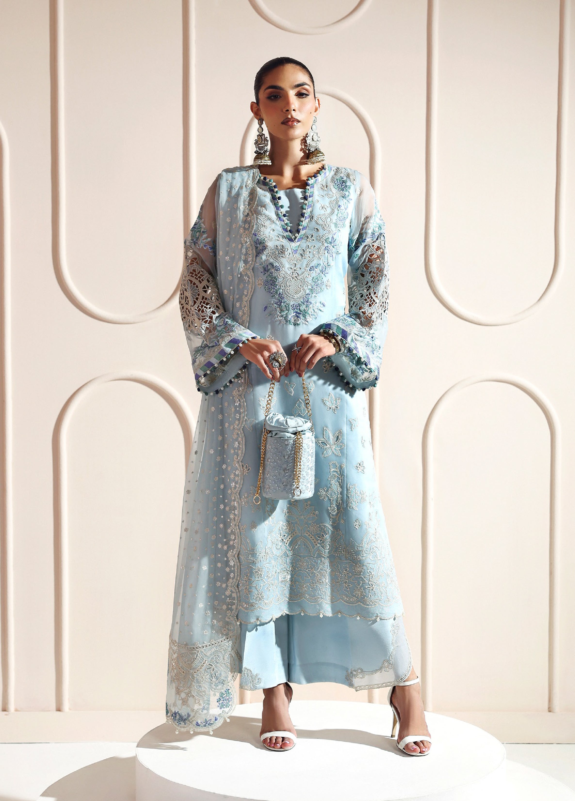 Aymal by Alizeh Fashion Unstitched Chiffon Luxury Embroidered Suits 3 ...