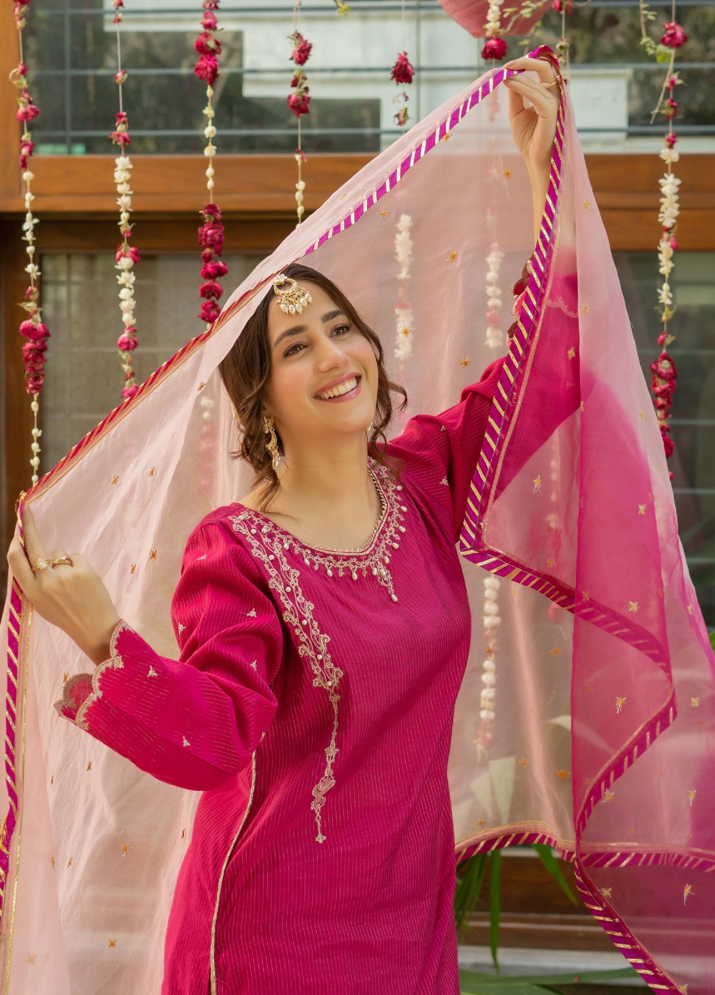 Omal by Komal Mera Eid Ka Jora Women Cotton Susi 3 Piece Pret Suit Gul ...