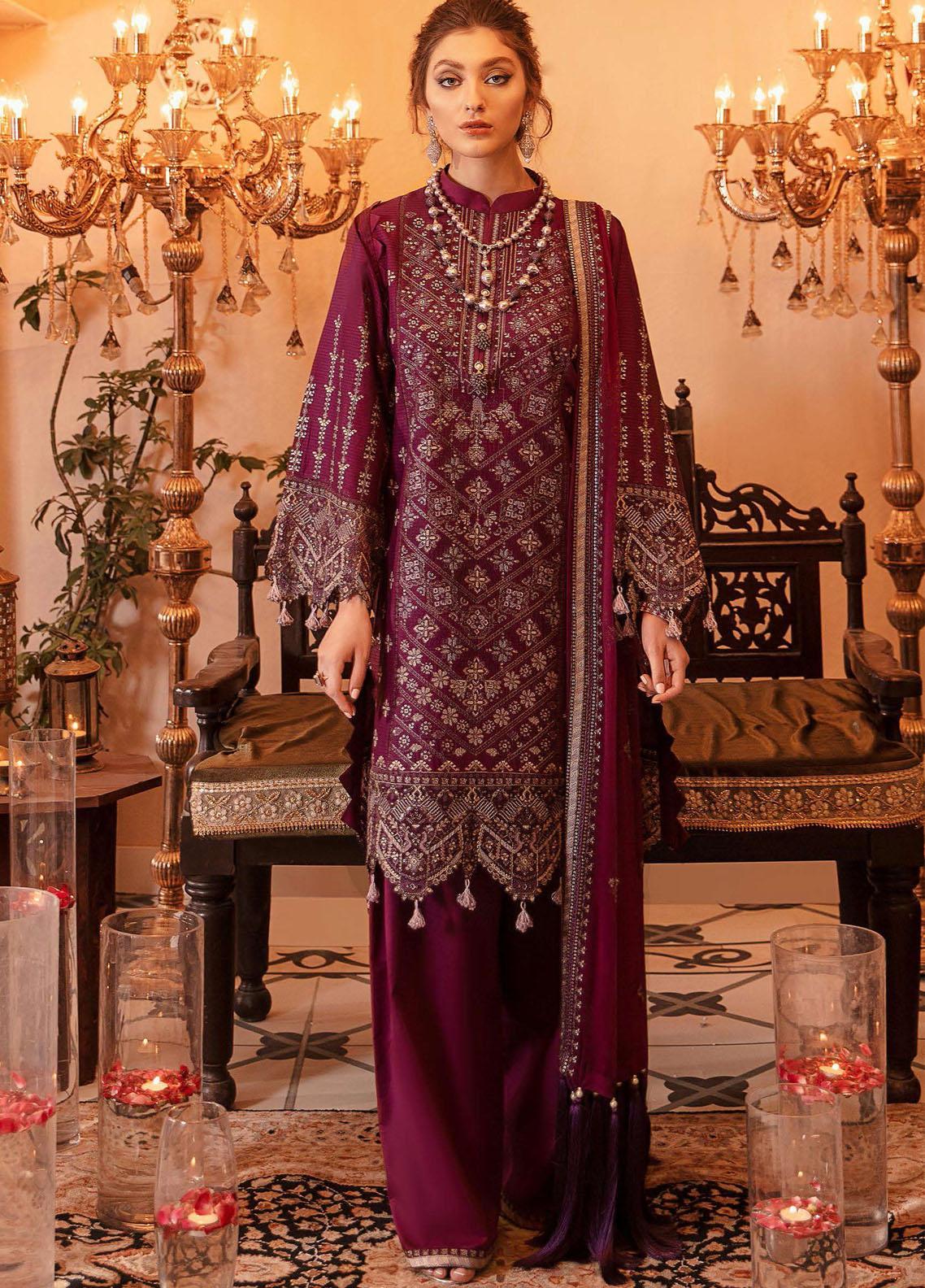 Gul Bahar By Afrozeh Embroidered Lawn Suits Unstitched 3 Piece AF21GB ...