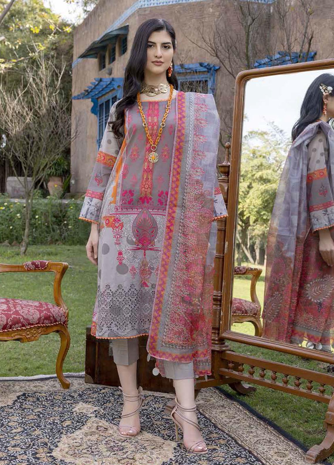 Aniiq By Charizma Embroidered Lawn Suits Unstitched 3 Piece CRZ22AL-2 ...