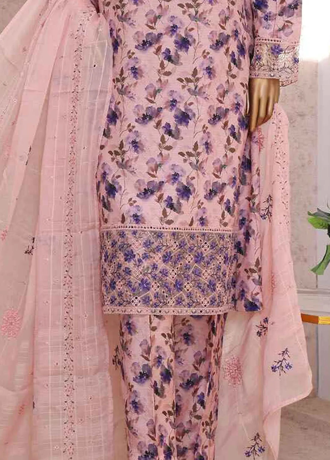 HZ Textiles Embroidered Silk Suits Unstitched 3 Piece HZ25VS VRS-1089 ...
