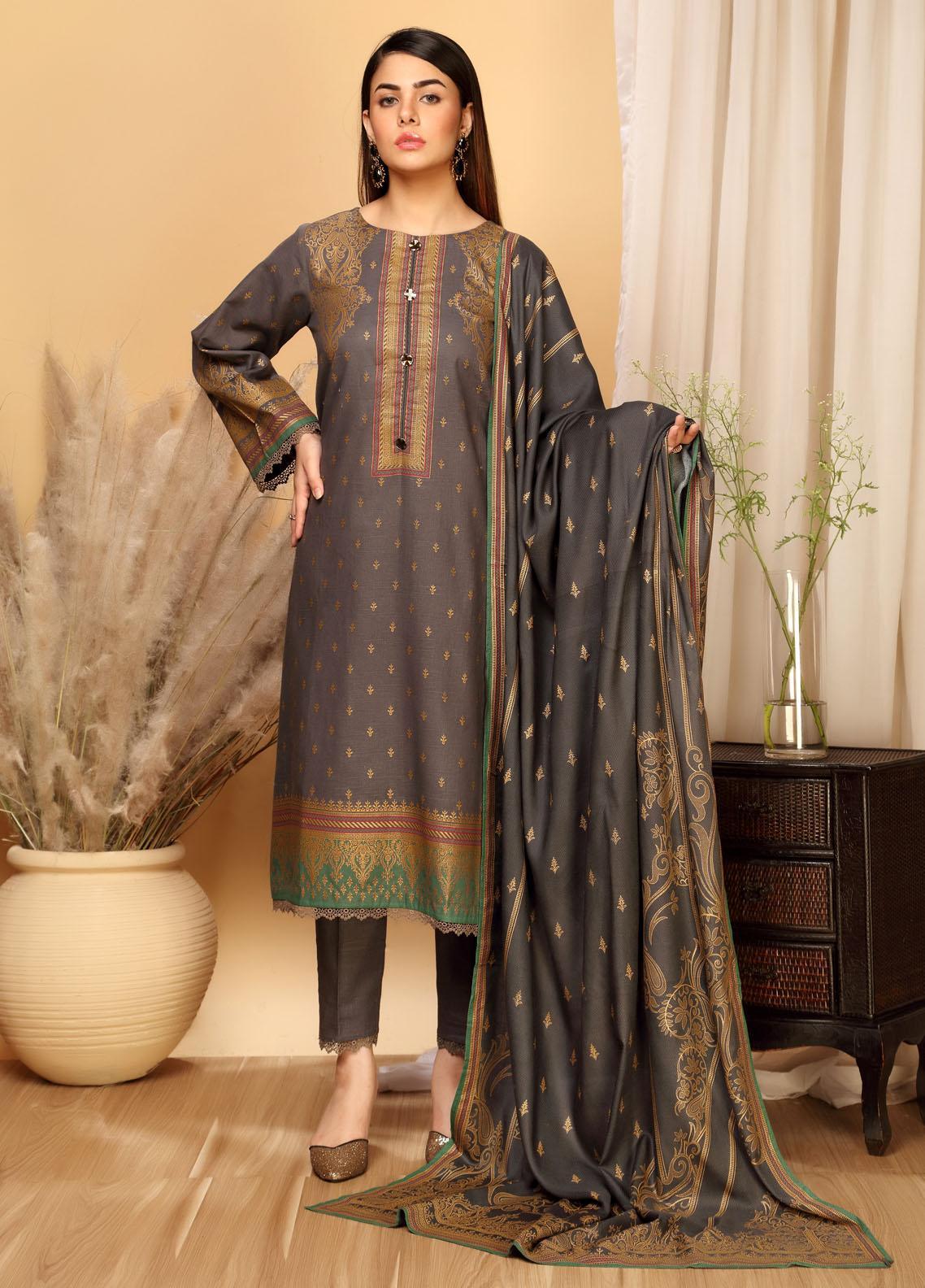 Ittehad Textiles Printed Khaddar Suits Unstitched 3 Piece IT21GK LF-GK ...