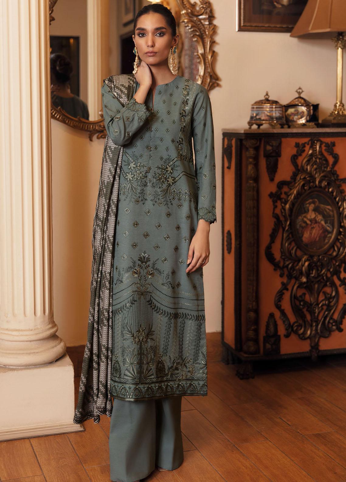 Relic By Iznik Embroidered Khaddar Suits Unstitched 3 Piece IZ21R IPW ...