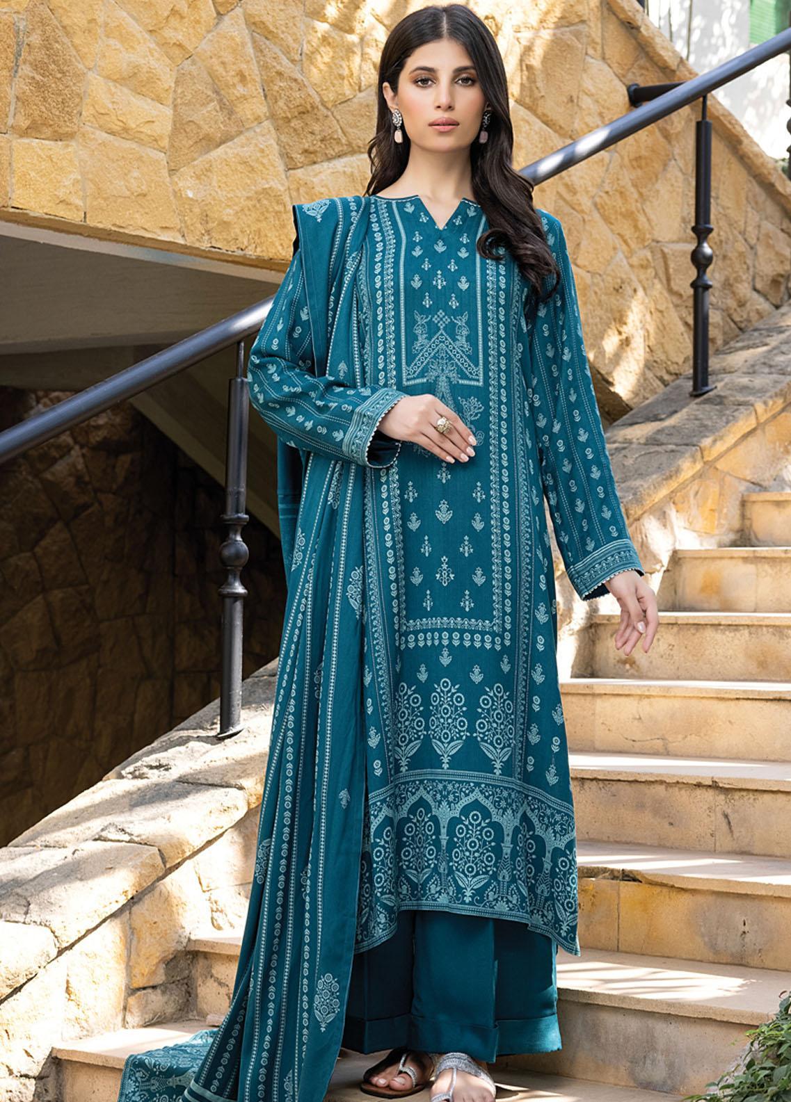 Lakhany Printed Woven Suits Unstitched 3 Piece LSM22-CV2 CVC-1009-C ...