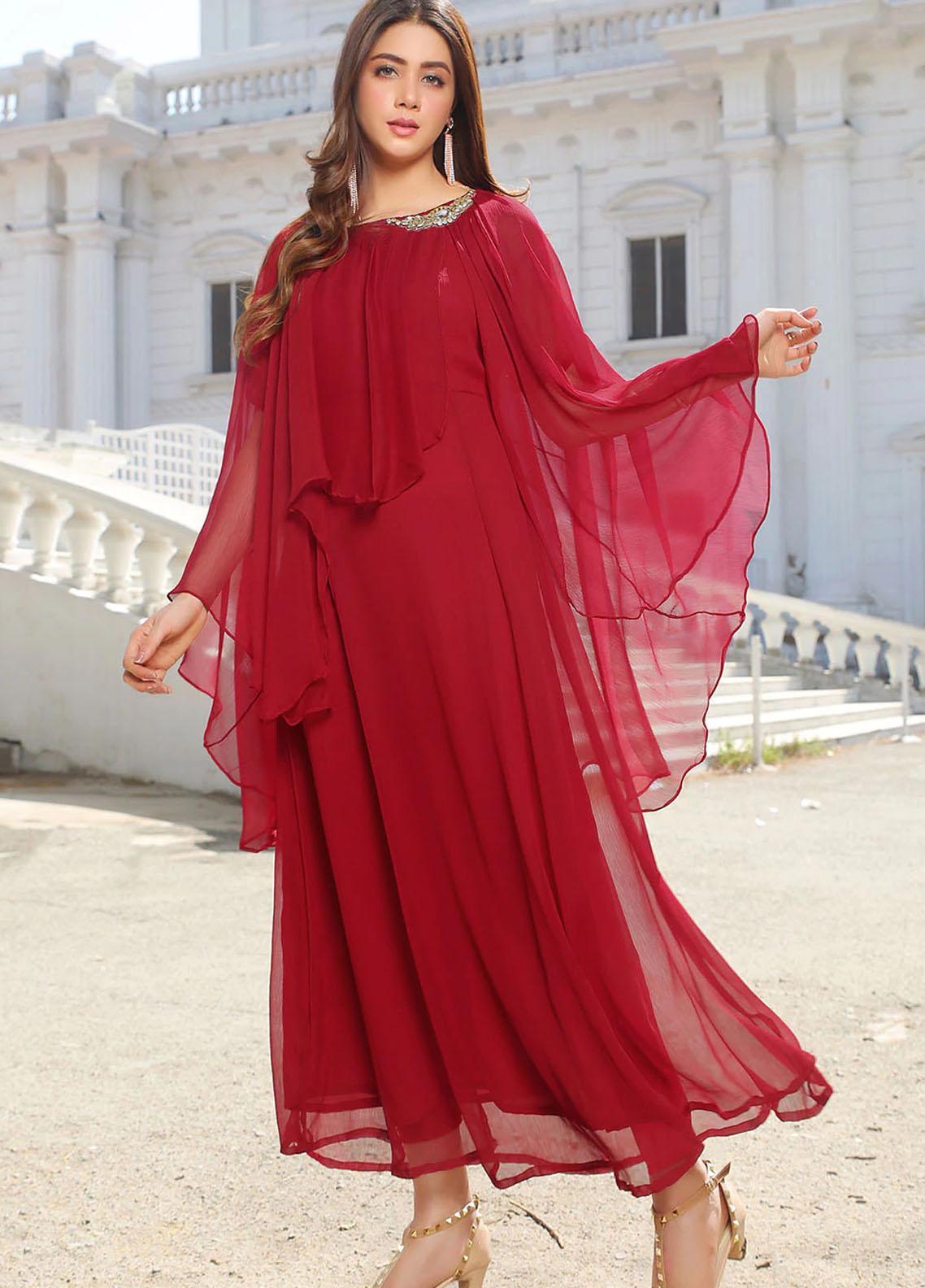 Madame Pret Embroidered Chiffon Maxi MDM22PE 2491 – Sanaulla International