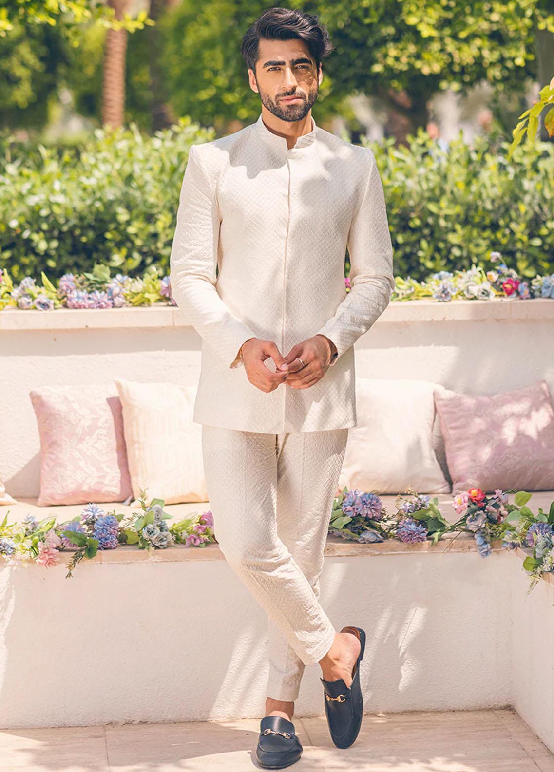 Buy Mushq Raw Silk Formal Men 2 Piece - MLM22-02 ASHKAN- Online in ...